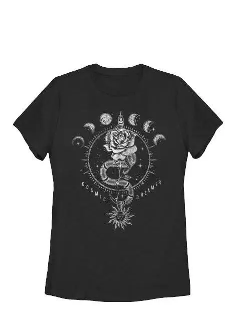 LOST GODS Cosmic Dreamer Graphic T-shirt - Black