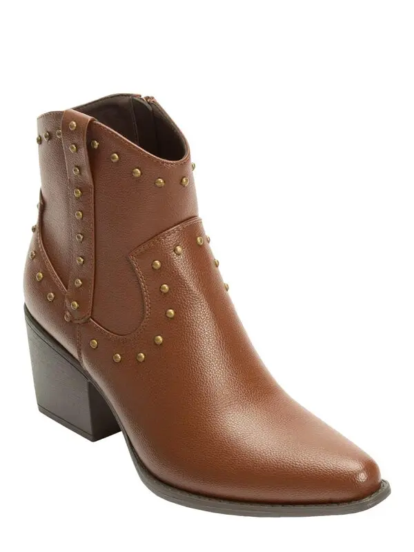 COMFORTVIEW The Hattie Bootie - Brown