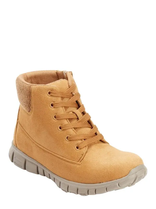 COMFORTVIEW Kaden Shootie Ankle Boots With Zip Up Closure - Tan
