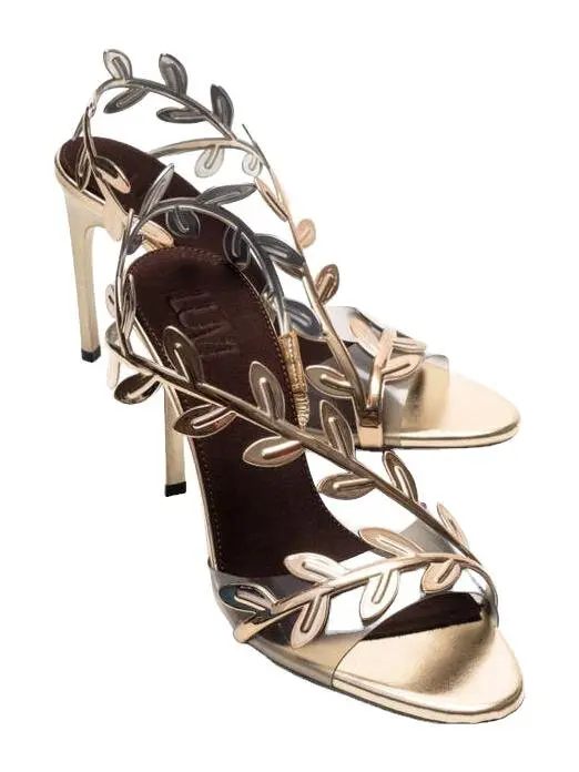 PROLOGUE SHOES Carvelli Stiletto Pump - Gold