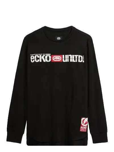 ECKO Legacy Thermal Long Sleeve Shirt - Black