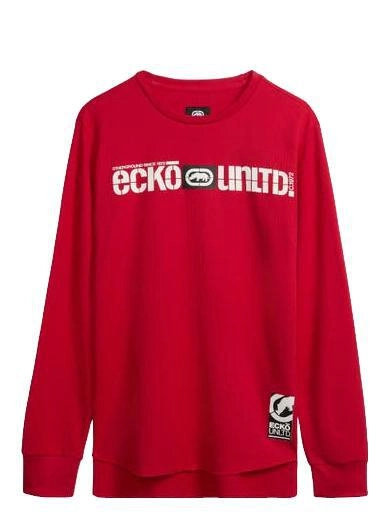 ECKO Legacy Thermal Long Sleeve Shirt - Red