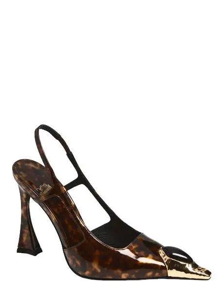 Jeffrey Campbell Sorcerer Pointed Toe Slingback Pumps - Tortoise Combo
