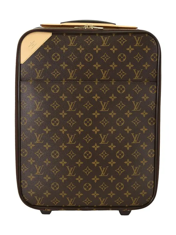 LOUIS VUITTON Monogram Pegase 50 Trolley Suitcase - Brown