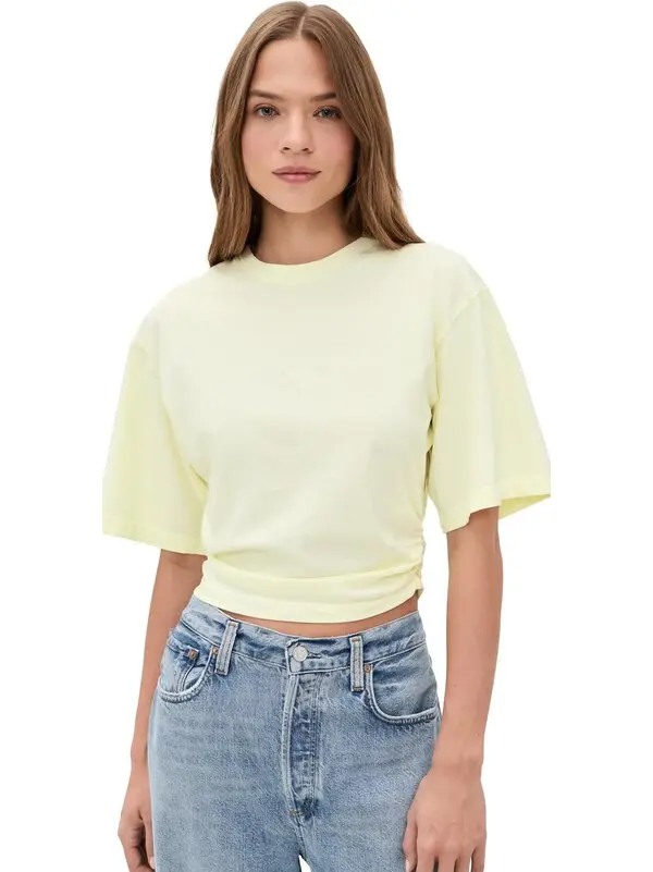 AGOLDE Short Sleeve Tee - Lemon Drop