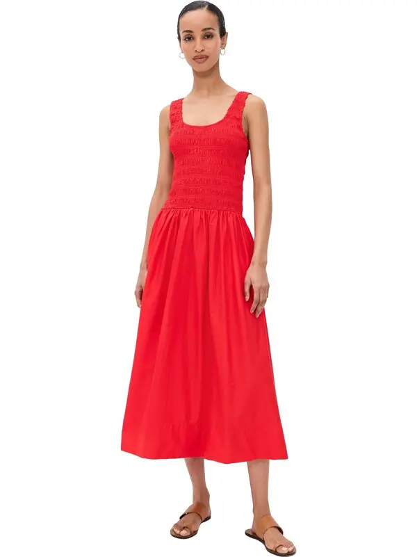 PISTOLA Alessia Midi Dress - Maraschino