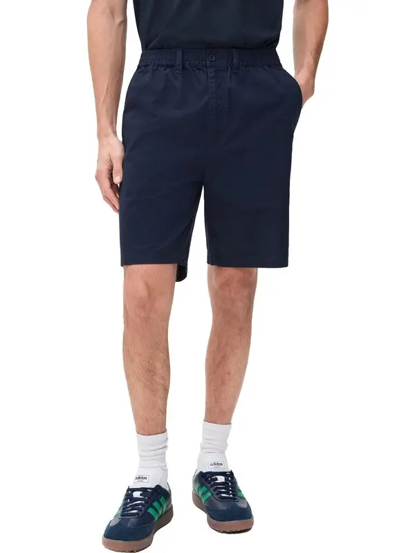 QUIET GOLF Twill Shorts - Navy