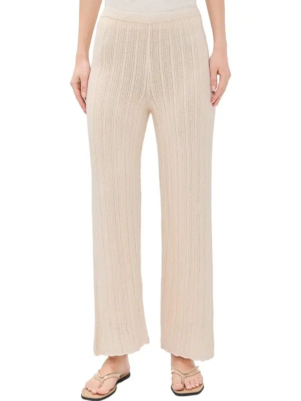 Z Supply Starboard Crochet Pants - Linen