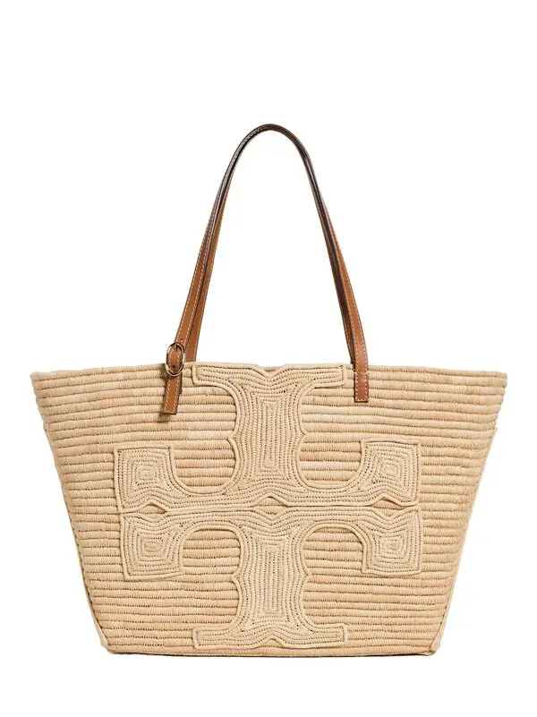 Tory Burch Ella Large Tote Bag - Natural