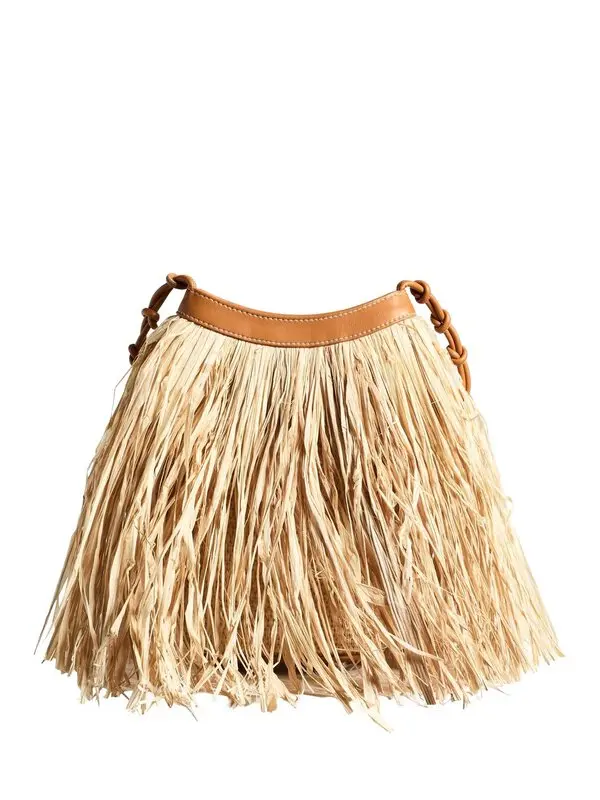 SIMONMILLER Isla Fringe Bag - Natural