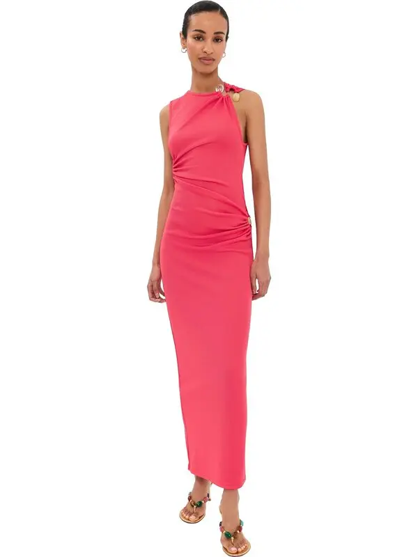 Christopher Esber Callisto Trinity Tank Dress - Watermelon