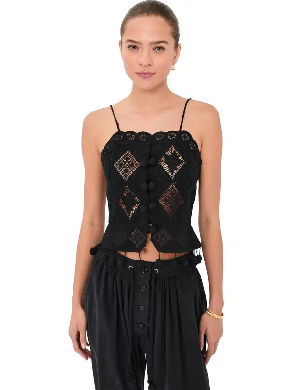 Isabel Marant Nelssy Top - Black