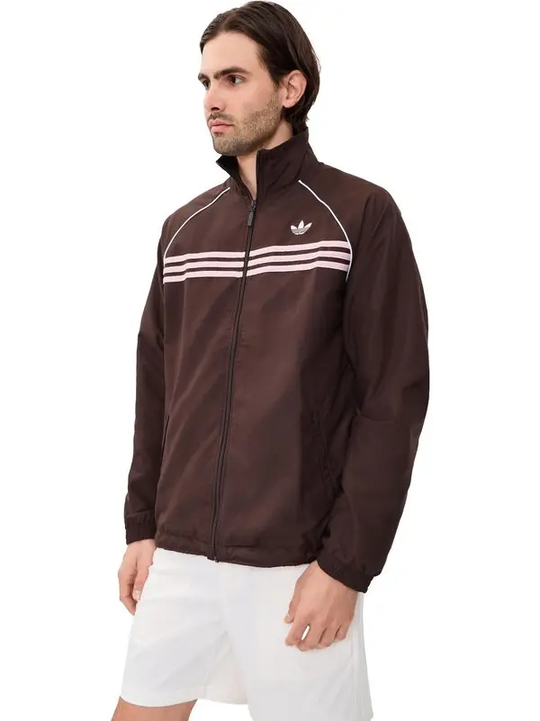 Adidas Chest Stripe Track Jacket - Aurora Coffee