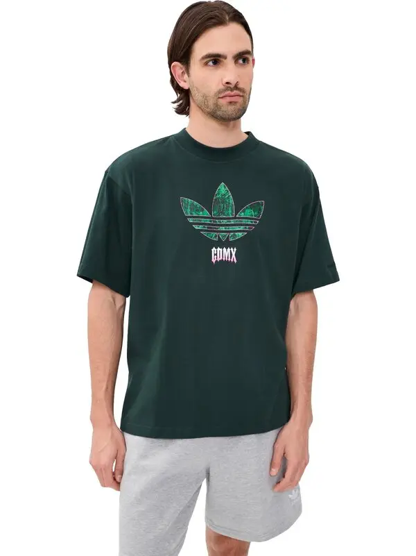 Adidas Mexico City Tee - Shadow Green/black