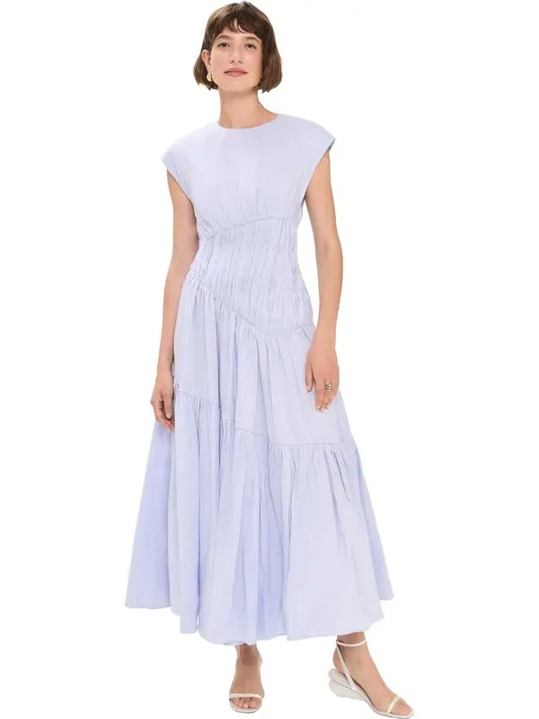 Aje Ecliptica Midi Dress - French Blue