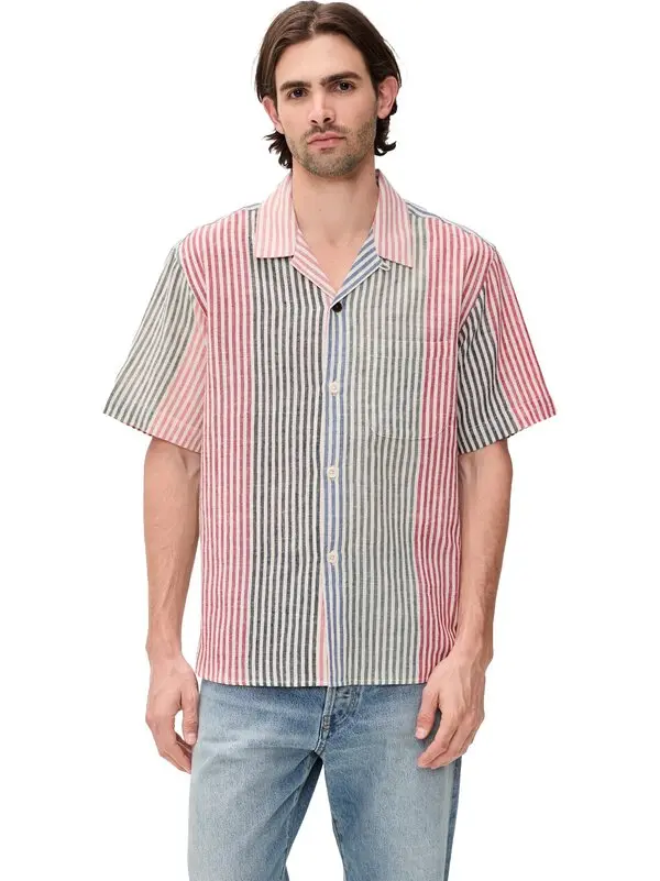 KARDO Ronen Handloom Striped Shirt - Multi