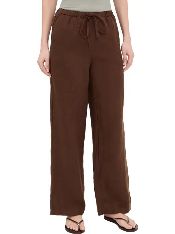 Rails Emmie Linen Pants - Espresso