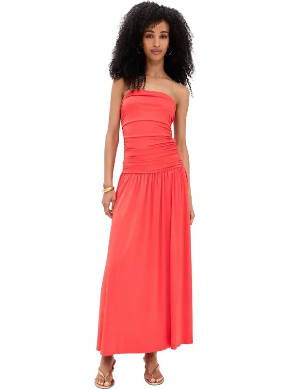 NIA Santal Dress - Coral