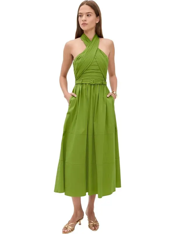 Cinq À Sept Marcie Dress - Dark Lime