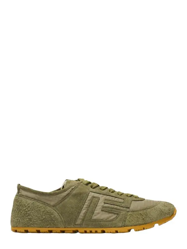 Balmain Racer Trainers - Khaki