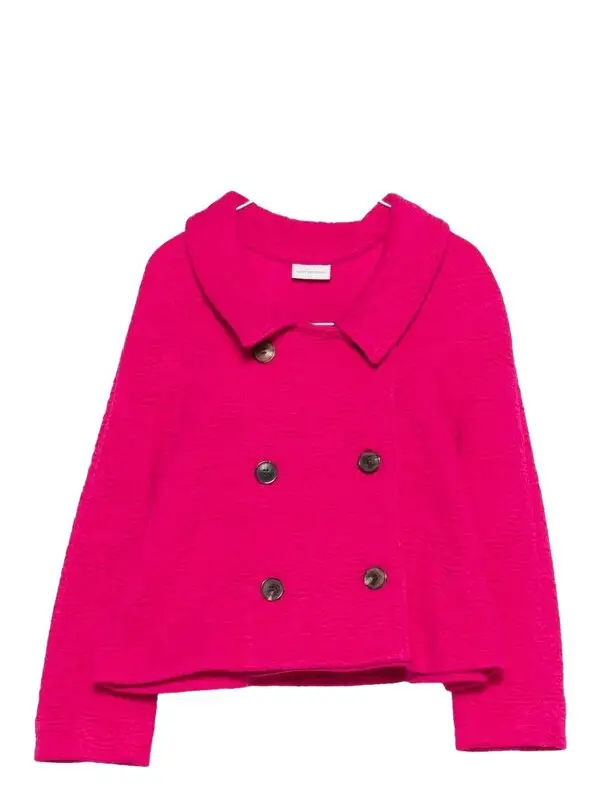 Dries Van Noten Huvia Double-breasted Jacket - Pink