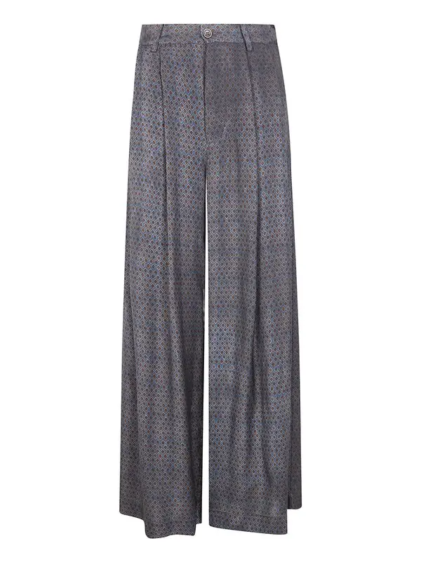 UMA WANG Wide Leg Trousers - Blue