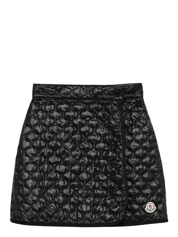 Moncler Quilted Mini Skirt - Black