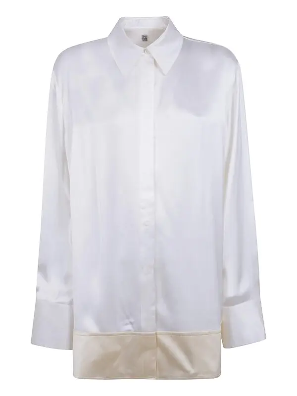 TOTEME Soft Tuxedo Shirt - White