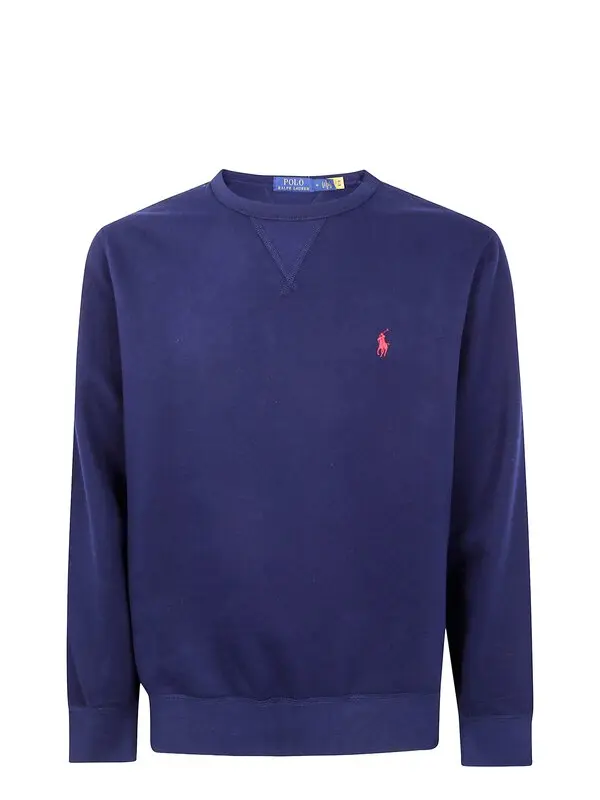 Polo Ralph Lauren Long Sleeve Knit Sweatshirt - Blue