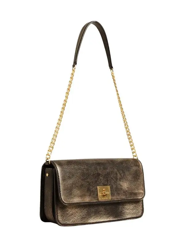 GOLDEN GOOSE Gioia Bag In Distressed Bull Leather - Black
