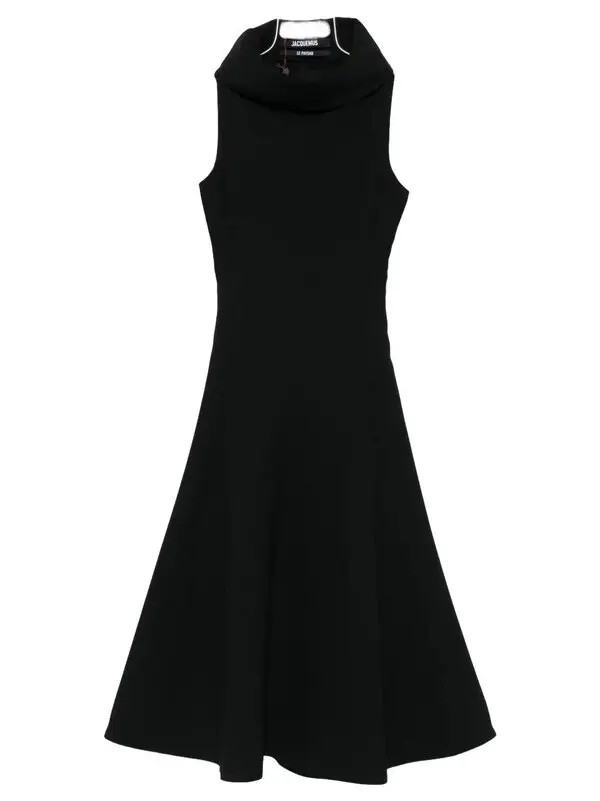 Jacquemus La Robe Triangle Dress - Black