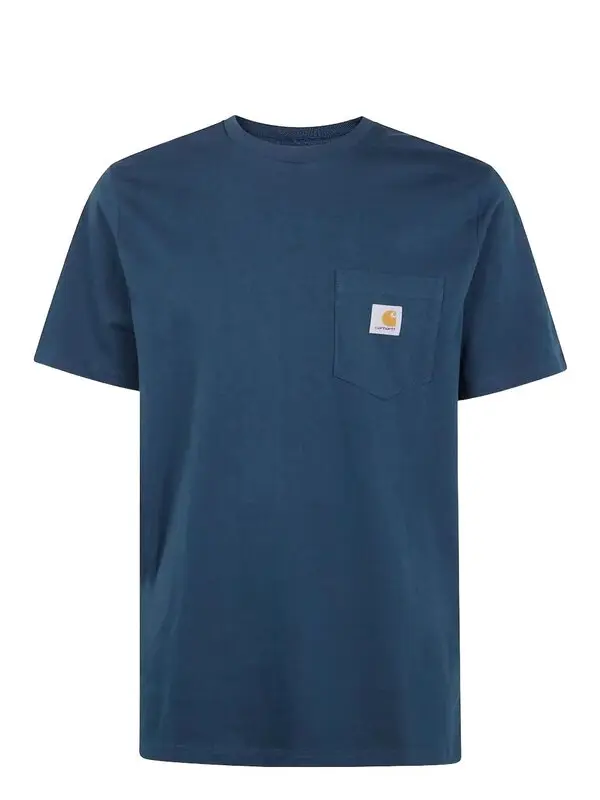 Carhartt Work In Progress Short Sleeve Pocket T-shirt - Blue