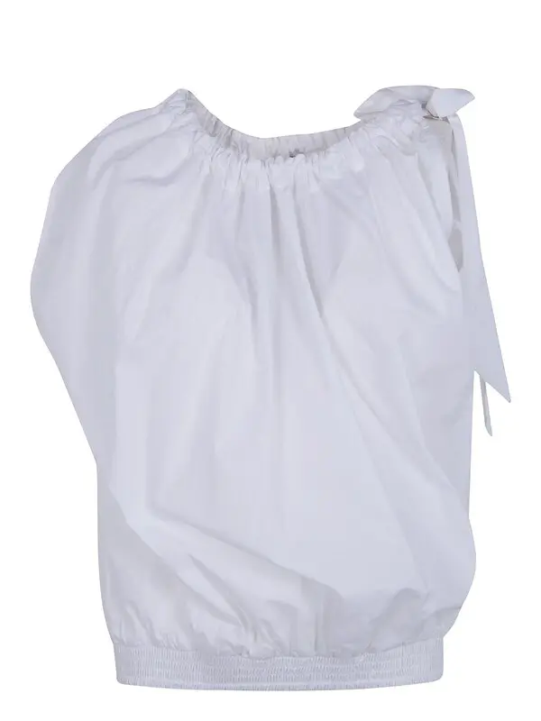 Essentiel Antwerp Jaylah Smocked Top - White