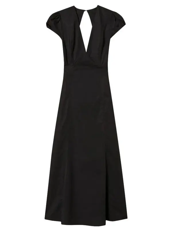 TWINSET V-neck Midi Dress - Black