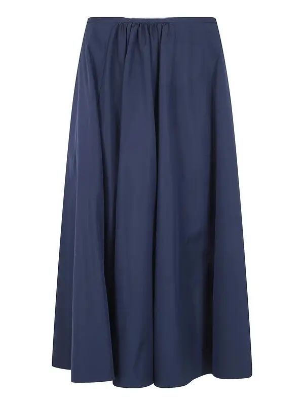 Aspesi Midi Cotton Skirt - Blue