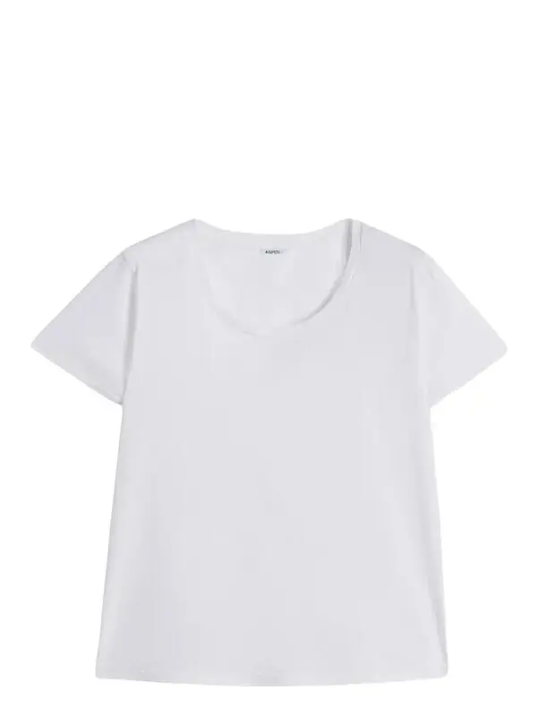 Aspesi Round Neck Classic T-shirt - White