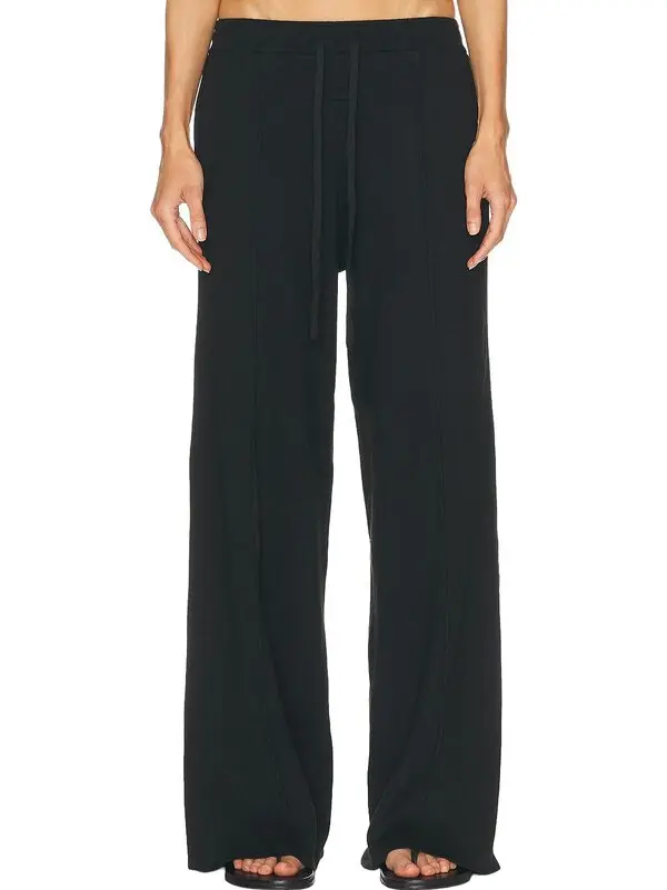 Fear Of God Relaxed Lounge Rib Sweatpants - Vintage Black