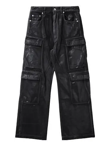 Rick Owens Double Cargo Pant Jeans - Black