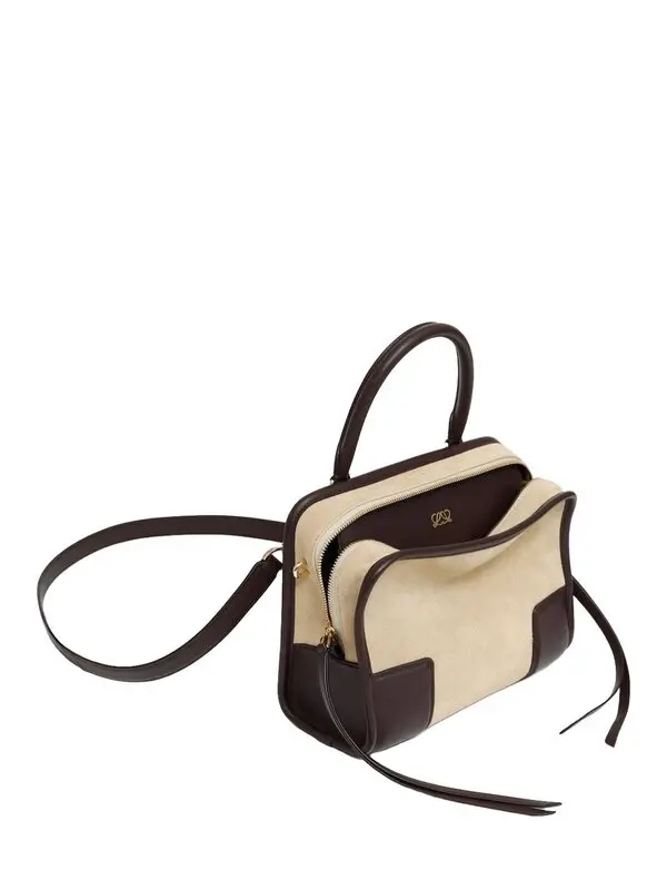 Loewe Amazona 180 Small Leather Handbag - Brown