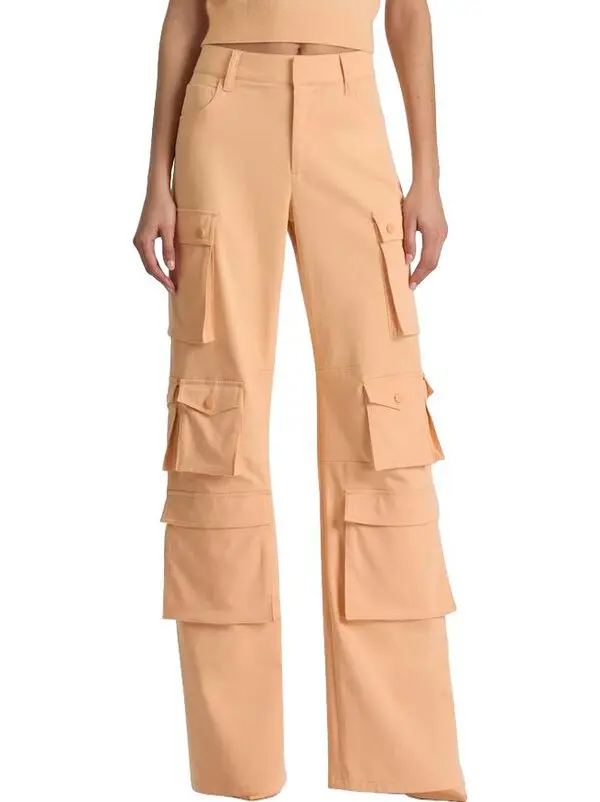 Alice + Olivia Olympia Cargo Pant - Natural