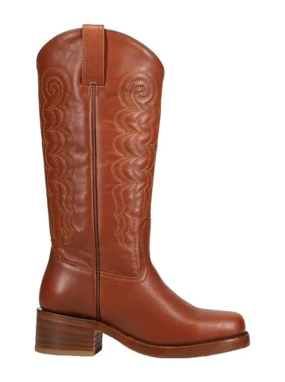 THE FRYE COMPANY Campus Deco Stitch Knee-high Boots - Denim
