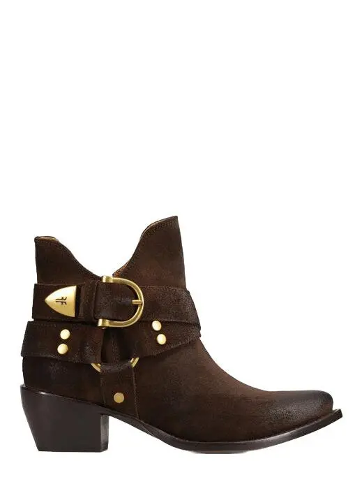 THE FRYE COMPANY Sacha Multi Strap Bootie - Chocolate
