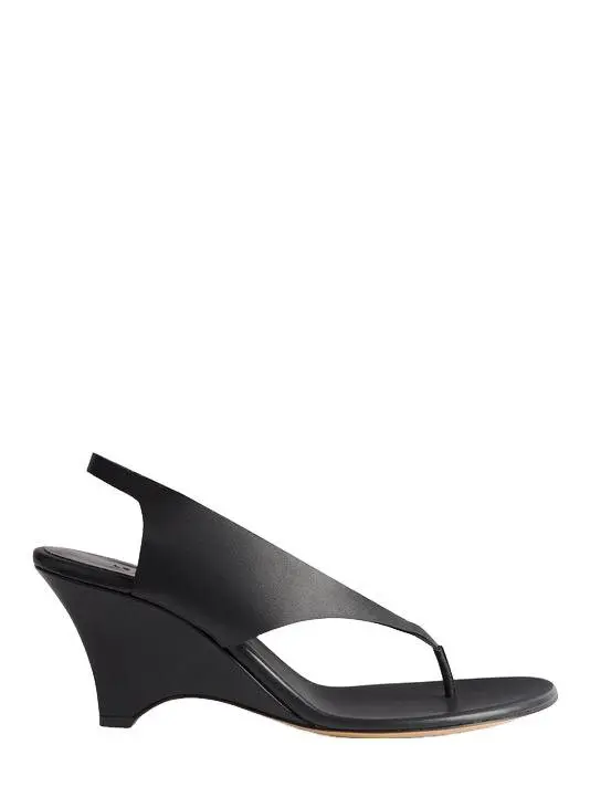Le Monde Beryl Langley Thong Wedge - Black