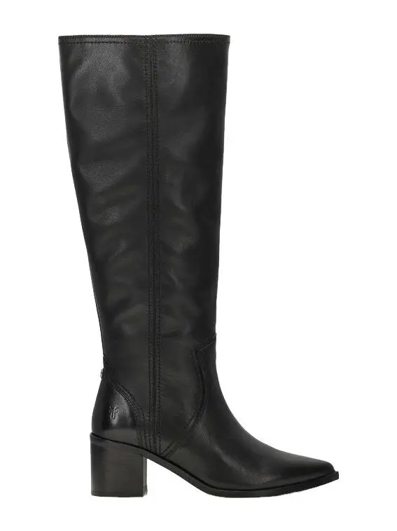 THE FRYE COMPANY Sadie Softy Tall Wide Calf Boots - Black