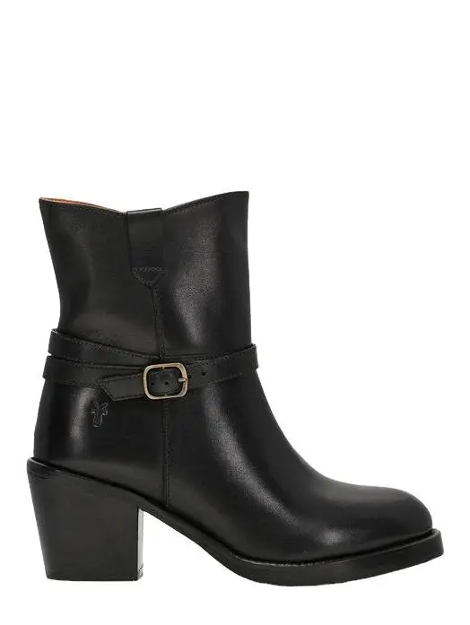 THE FRYE COMPANY Rylee Belted Zip Ankle Boots - Black