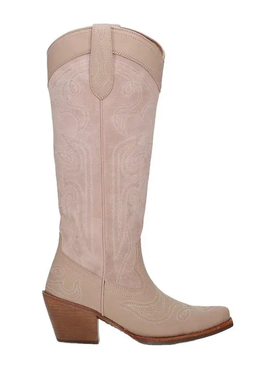 THE FRYE COMPANY Laila Double F Deco Knee-high Boots - Denim