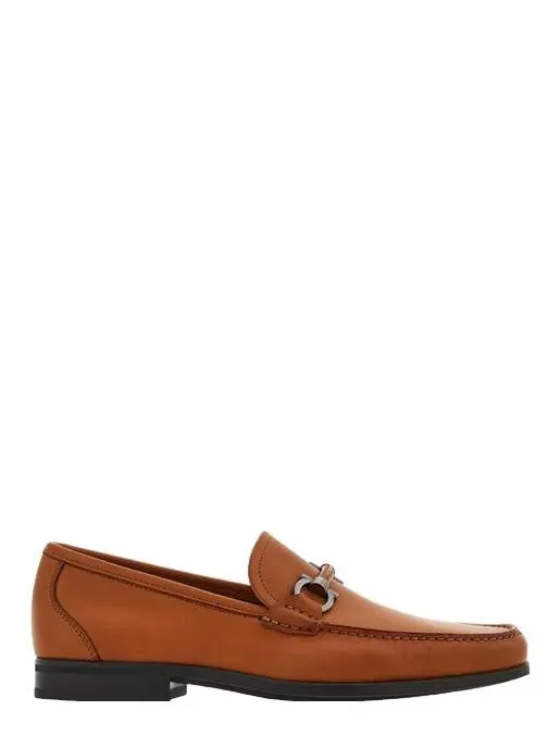 FERRAGAMO Gancini Ornament Loafer - Red