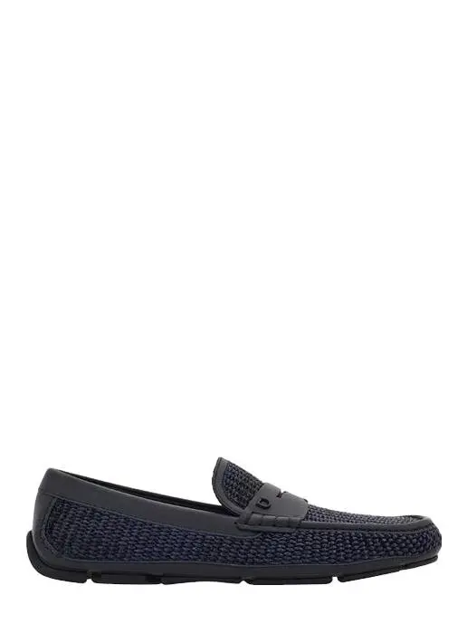 FERRAGAMO Penny Driver Loafer - Navy
