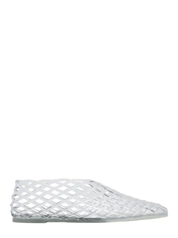 Senso Rubber Mesh Ballerinas - White