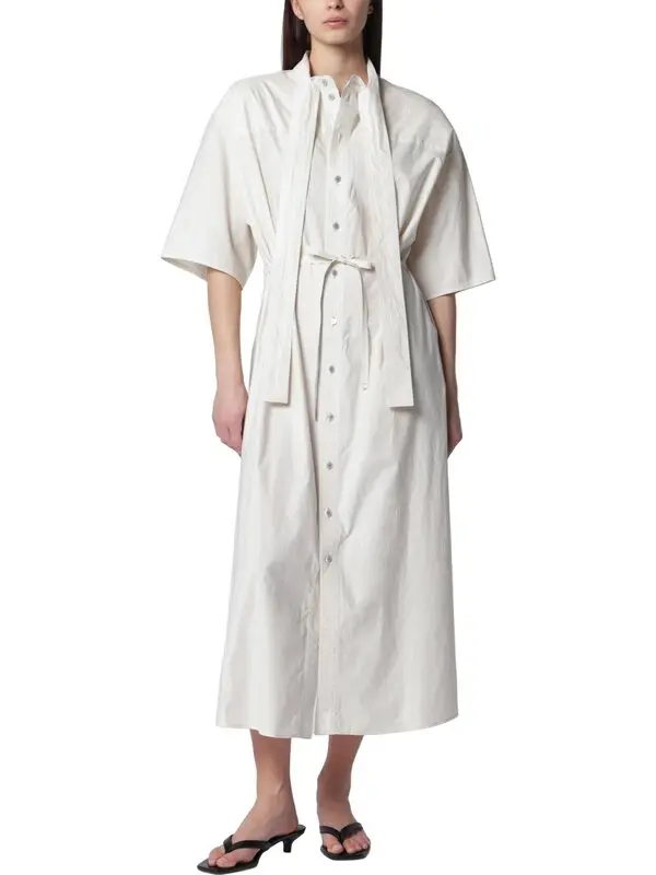 LEMAIRE Reversible Silk-blend Dress - Beige